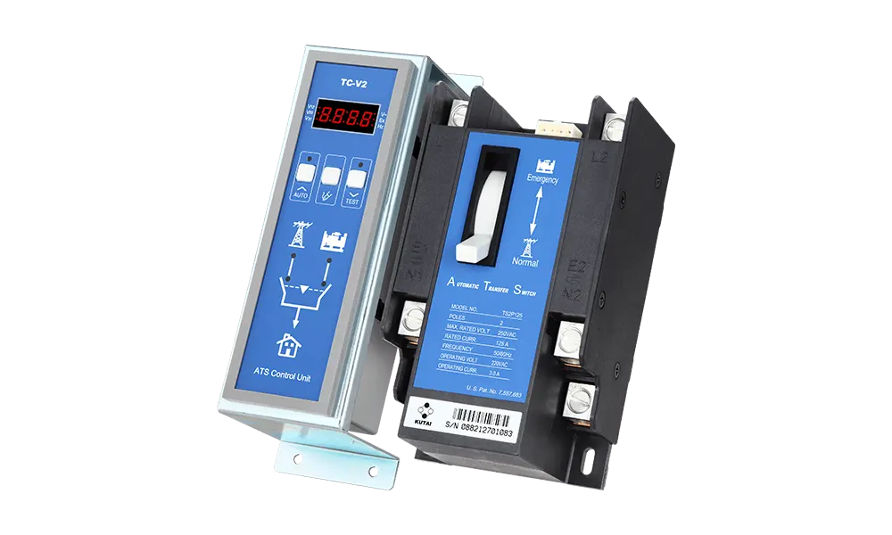 125 AMP 3 POLE, AUTOMATIC TRANSFER SWITCH INTERIOR, ATS | Cesco Limited